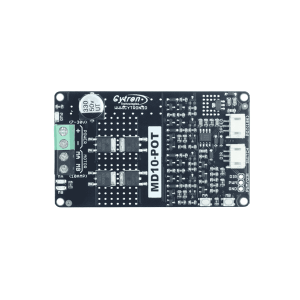 Controlador de Motor DC 10A 7V–30V con Potenciómetro y Switch – Driver ...